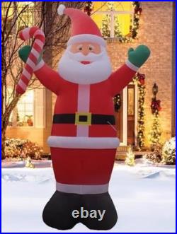 20 FT Inflatable Santa with Candy Cane NEW IN BOX Christmas Yard ...