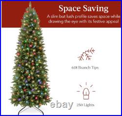Best Choice Products Prelit Pencil Christmas Tree, 6ft Premium Artificial – Christmas Decor World