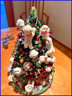 Bichon Frise Christmas Tree Decoration Danbury Mint Collectable ...