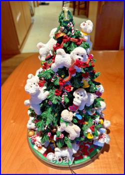 Bichon Frise Christmas Tree Decoration Danbury Mint Collectable ...