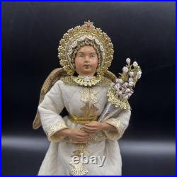 D. Blumchen Germany Seated Angel Christmas Tree Topper Finial 10T RARE ...