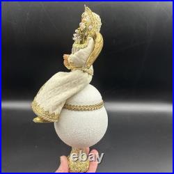 D. Blumchen Germany Seated Angel Christmas Tree Topper Finial 10T RARE ...