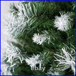 Festive Artificial Christmas Set Pre-Lit Wreath & Entrance Trees with ...