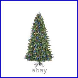GE 7-ft Colorado Spruce Pre-lit Artificial Christmas Tree Color Change ...