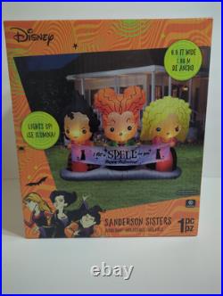 Gemmy Halloween Airblown Hocus Pocus Sisters Inflatable Scene Disney 4. ...