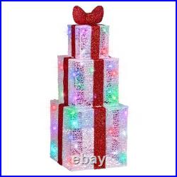 Gemmy Orchestra of Lights 35.43 inch Color-Changing Crystal Swirl Gift ...