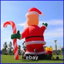 Giant 33FT Christmas Inflatable Santa Claus with Candy Box For Xmas ...