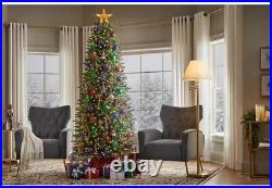 Home Accents Holiday 7.5 ft. Jackson Noble Fir Slim LED Pre-Lit ...