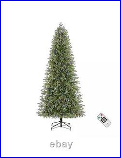 Home Accents Holiday 7.5 ft. Jackson Noble Fir Slim LED Pre-Lit ...