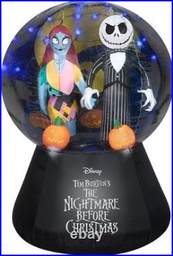 Jack Skellington & Sandy Nightmare Before Christmas Globe Halloween ...