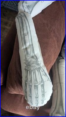 John Derian Skeleton Pillow