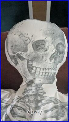 John Derian Skeleton Pillow