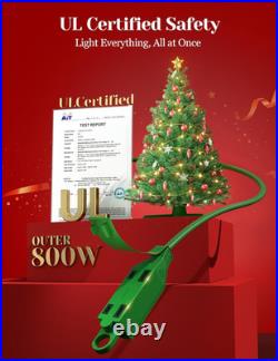 Musical 360° Rotating Christmas Tree Stand with Remote, Anti-Tilt ...