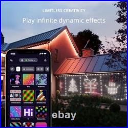 Net lights, flexible led grid with 260 mappable rgb leds, indoor and o ...