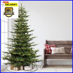 Puleo International 7.5 Foot Pre-Lit Aspen Fir Artificial Christmas Tree with 70 – Christmas ...