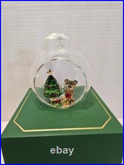 Swarovski 5533942 Joyful Christmas Scene Ball Ornament Crystal Tree ...