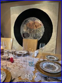 Thanksgiving Set Of 12 10 Dinner Plates & 12 8 Salad/desert Mott ...