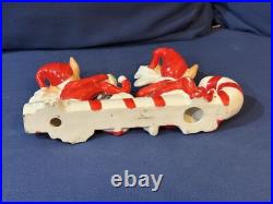 Vintage Candy Cane Merry Christmas Pixie Elf Elves 1950s Japan Rare ...