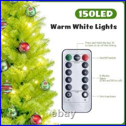 Whimsical Prelit Christmas Tree 6FT 150 LED Lights & Remote Timer ...