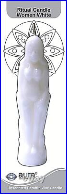 White Woman Image 7.25 Candle Wicca Pagan Spell Hoodoo – Christmas ...
