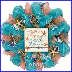 You Me and The Sea Coastal Summer Wreath – Christmas Decor World