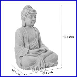Zen Garden Asian Buddha Statue Outdoor Indoor Yard Decor 20 High Patio ...